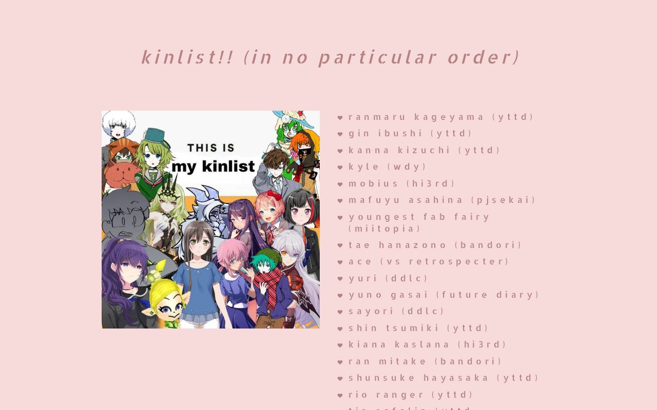 scrimblosev kinlist!